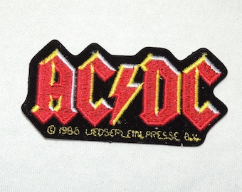 Ac Dc Iron on Patch - Etsy