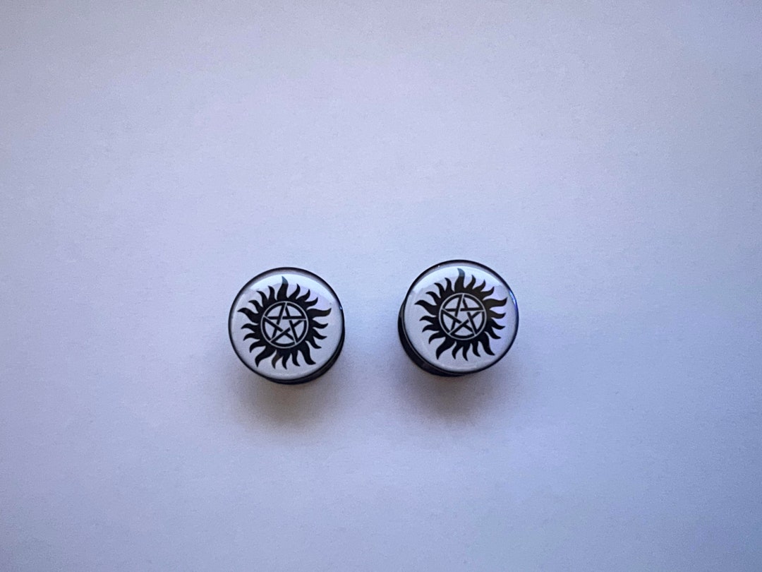 Supernatural Anti-possession Ear Gauges - Etsy