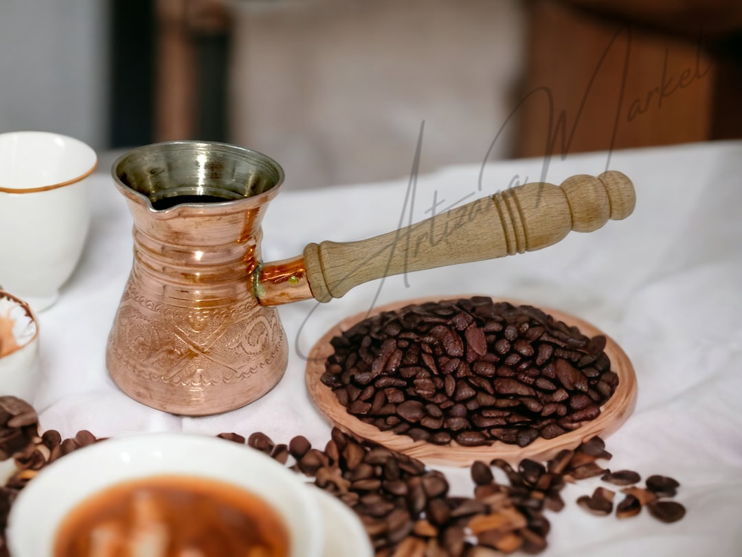 Turkish Coffee Pot Arabic Coffee Pot Copper Coffee Pot Brass Coffee Pot ...