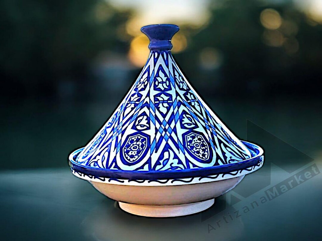 Tajine - Serving Plate - Tajine Moroccan Cuisine - Ceramic Serving ...