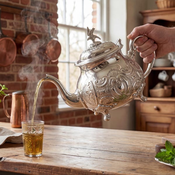 Epns Silver Tea Pot - Etsy New Zealand