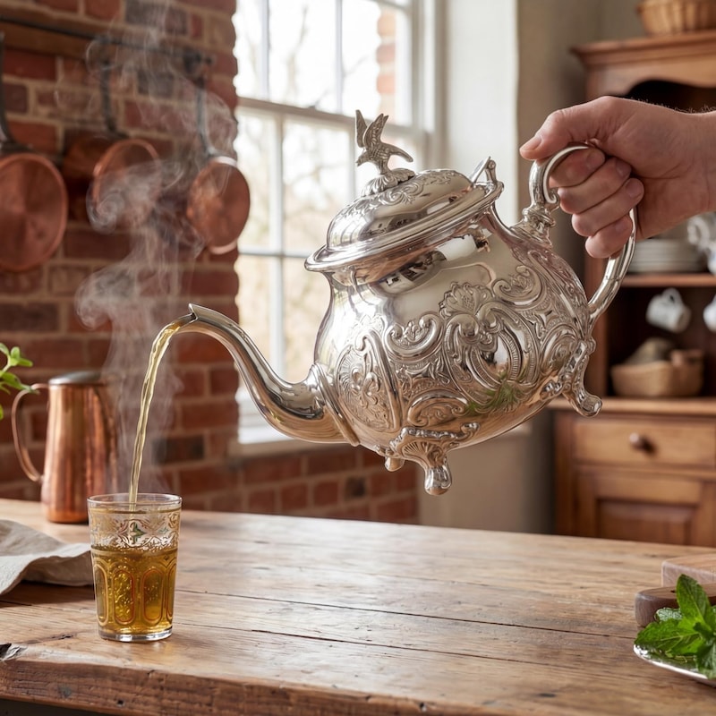 Sheffield Victorian Teapot - Etsy