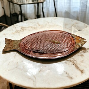 Fish-shaped Design Copper Food Tray Copper Serving Platters Morocco ...