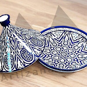 Tajine - Serving Plate - Tajine Moroccan Cuisine - Ceramic Serving ...