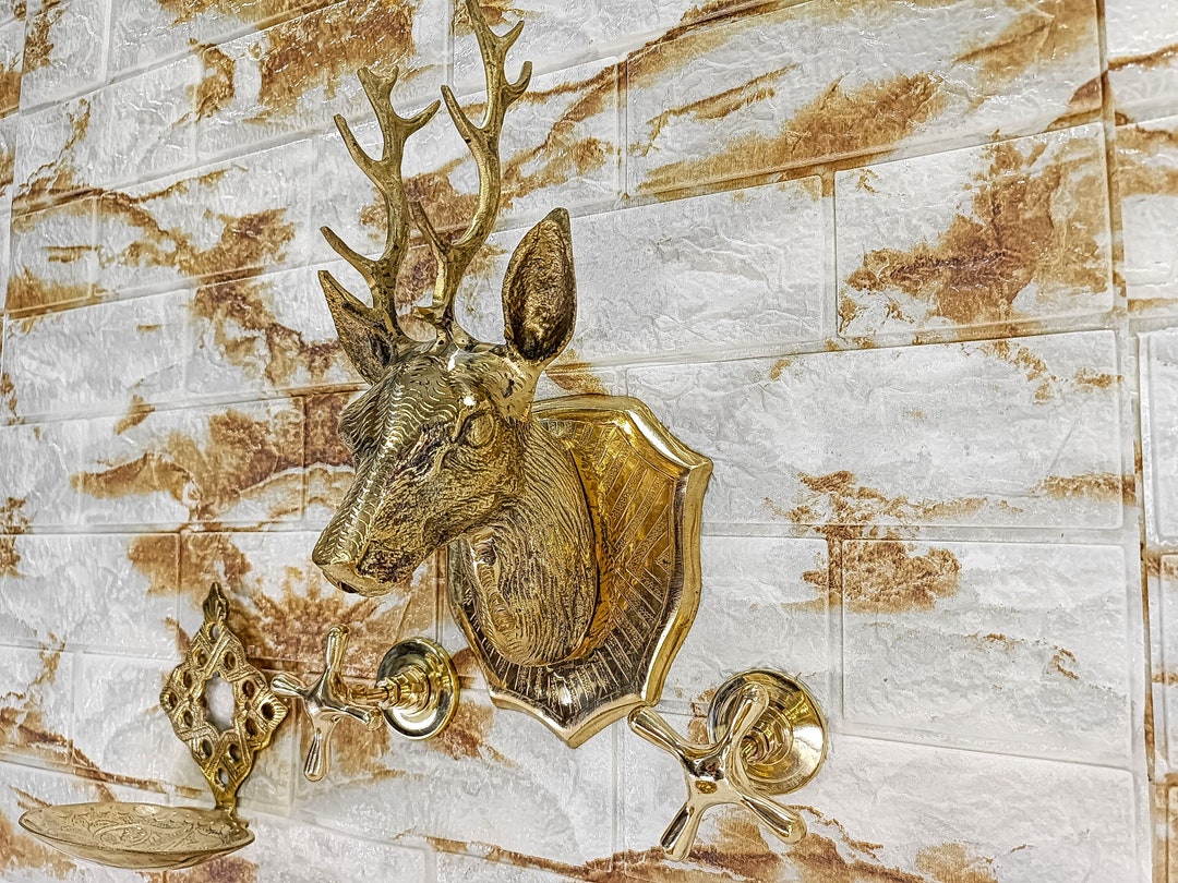 Animal Faucet - Antique Brass Faucet - Rustic Faucet - Industrial ...