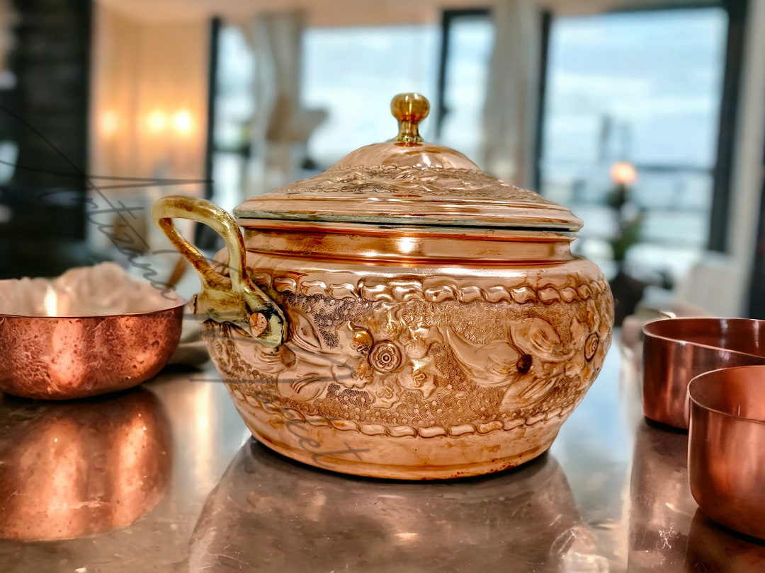 Soup Pot - Copper Pot - Copper Pots and Pans - Copper Cooking Pot ...