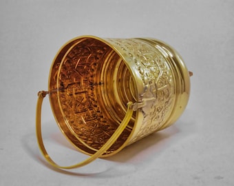 Antique Copper Bucket - Etsy