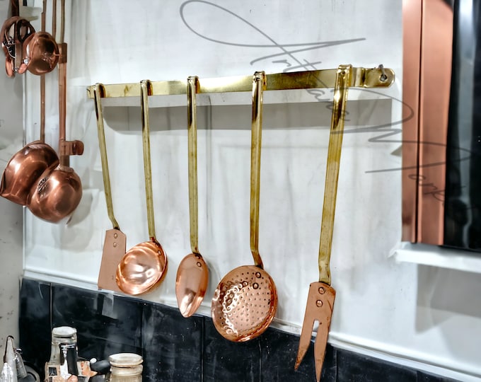 Copper Kitchen Utensils/copper Kitchen Tools - Etsy