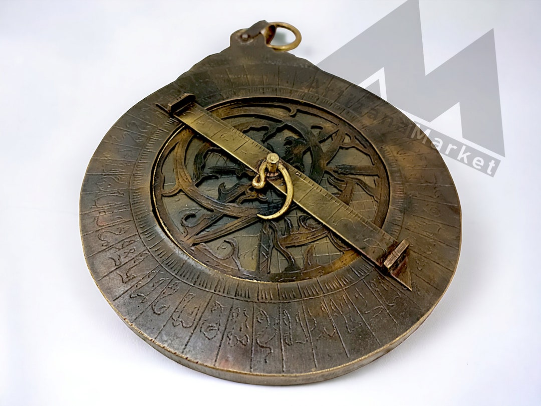 Brass Arabic Astrolabe Maritime Navigational Astrological Calendar ...