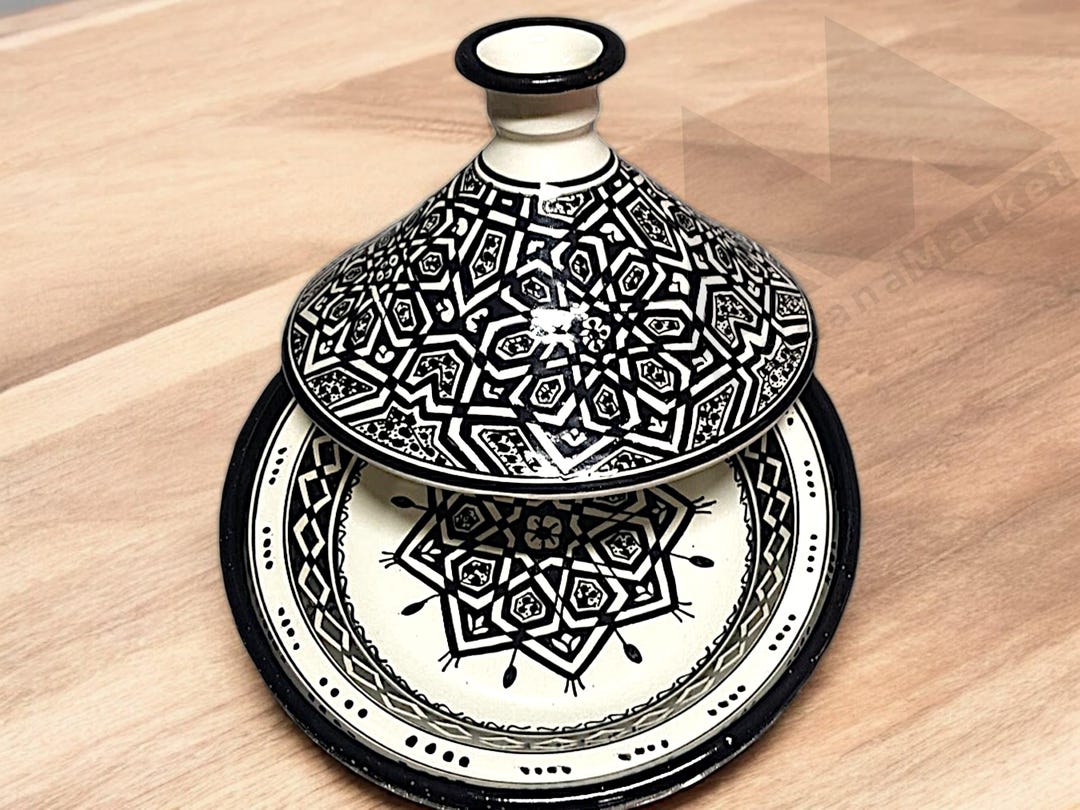Tajine - Serving Plate - Tajine Moroccan Cuisine - Ceramic Serving ...