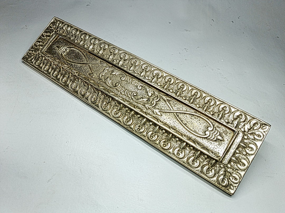 Brass Letter Box Cover 2 Numbers Gift ,brass Flap Antique Traditional ...