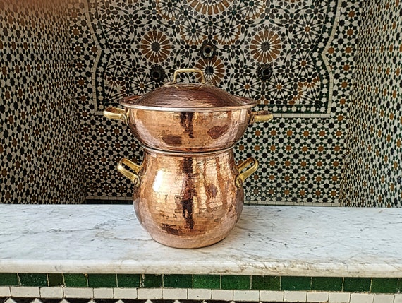 Moroccan Steamer Pot Cookware Couscoussier Moroccan Couscous | Etsy