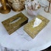 Brass Tissue Box Vintage Tissue Box Cover - Etsy