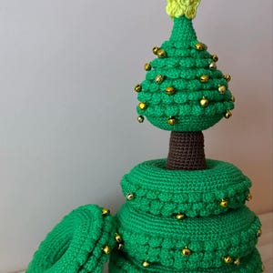 Christmas Tree Crochet Pattern, PDF Download, Ring Stacker Xmas ...