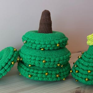 Christmas Tree Crochet Pattern, PDF Download, Ring Stacker Xmas ...