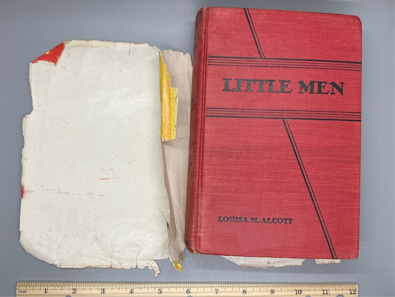 1920s RARE Little Men by Louisa May Alcott Original Dust - Etsy