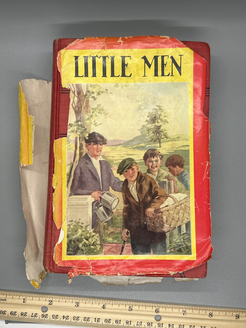 1920s RARE Little Men by Louisa May Alcott Original Dust - Etsy