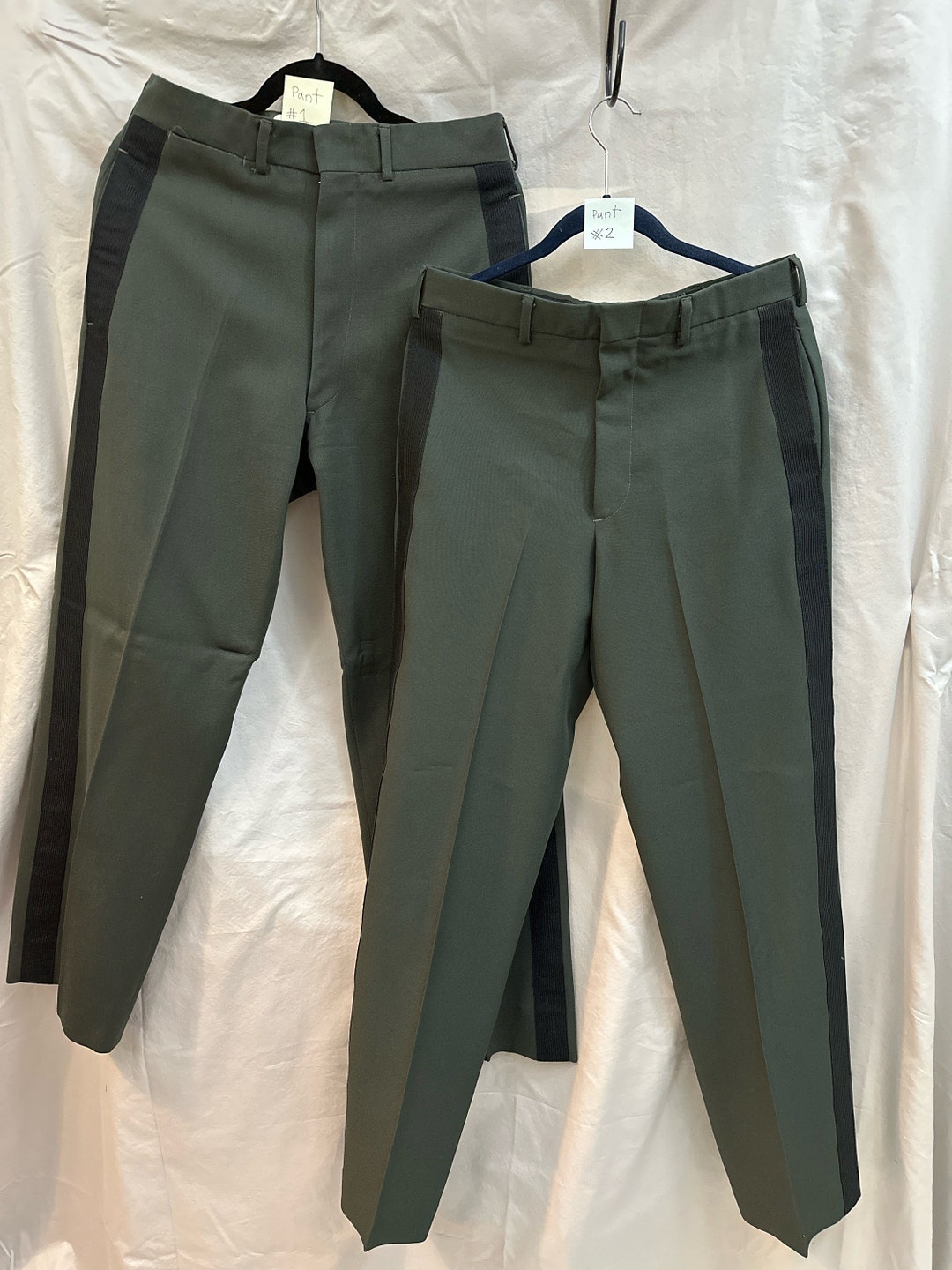 Lot of 2 Military Trousers USMC Corporal Dress Pants 2 Avail US Marine ...