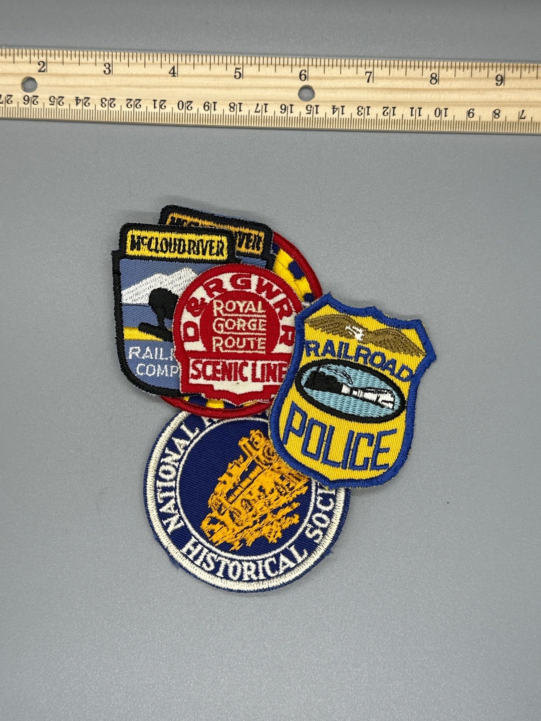 Vintage Train Patches Canadian Railroad California Mccloud River ...