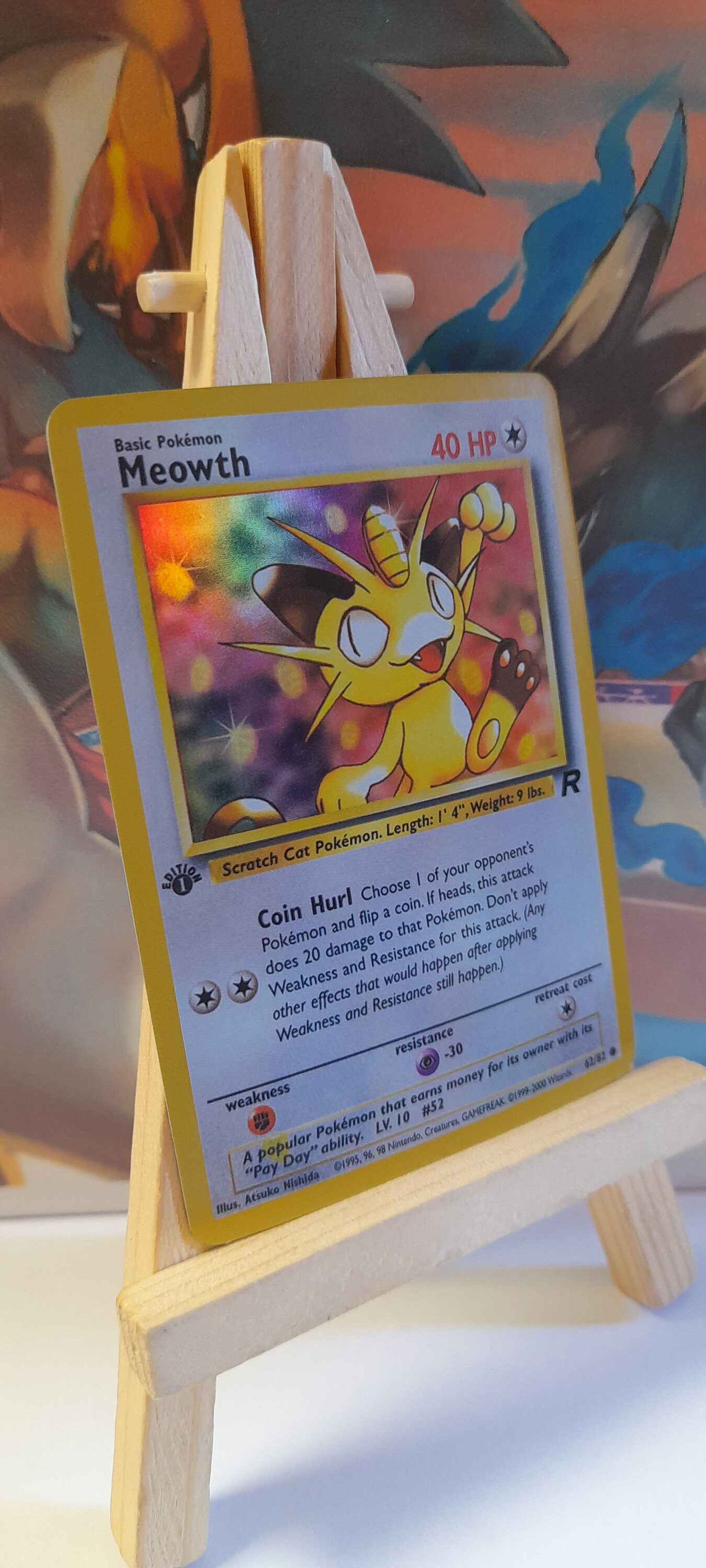 Team Rocket Meowth Card