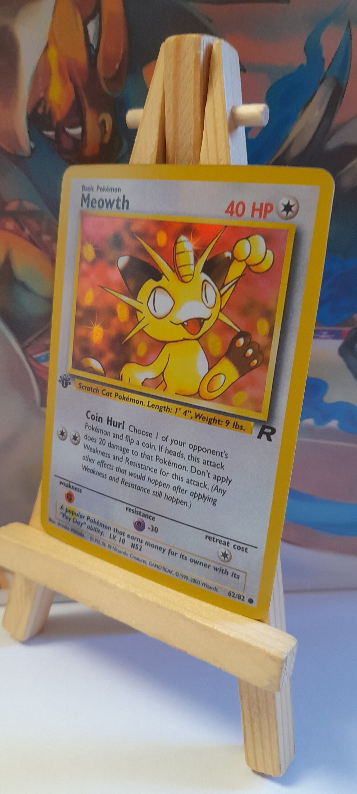 Team Rocket Meowth Card