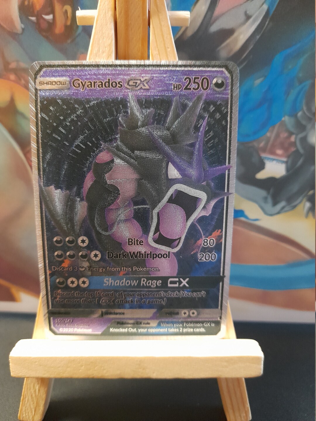 Pokémon Gyarados GX Dark Custom ANG Card - Etsy