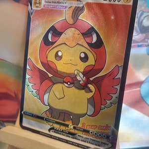 Pokemon Card Pikachu Cosplay Ho-oh Vmax Custom ENG - Etsy UK