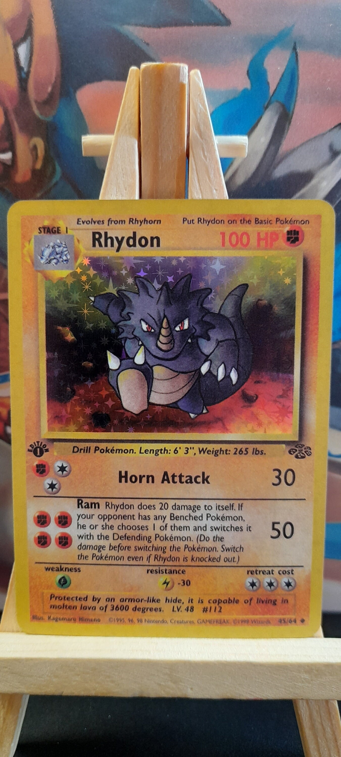 Rhydon Pokemon Card