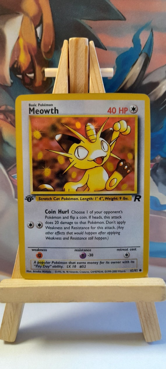 Team Rocket Meowth Card