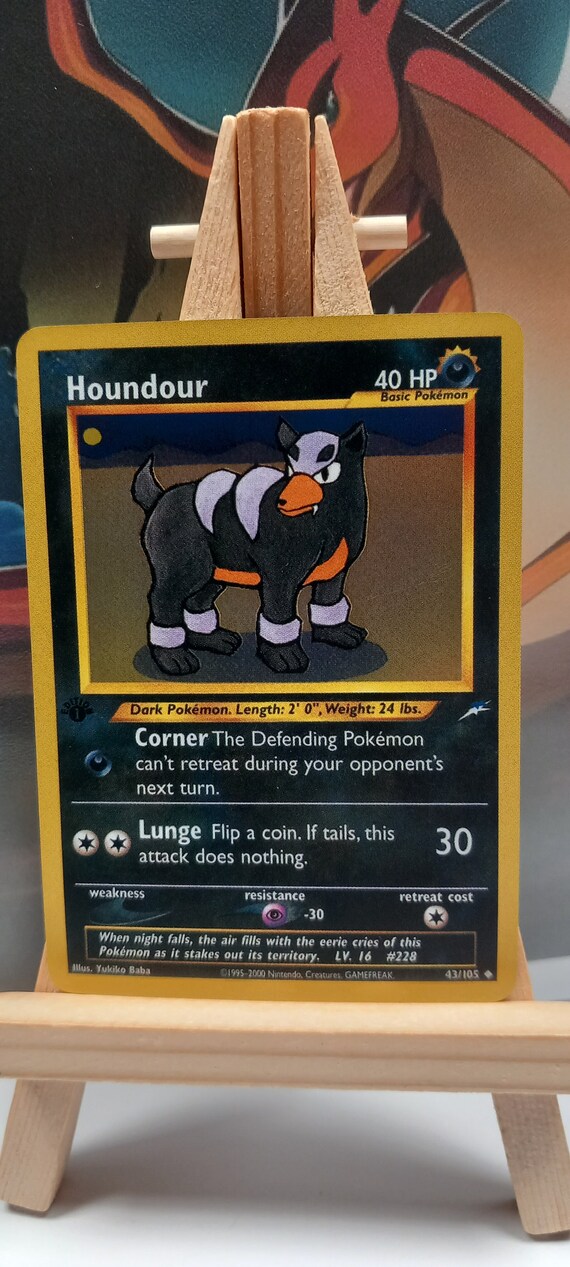 Pokemon Houndour Card