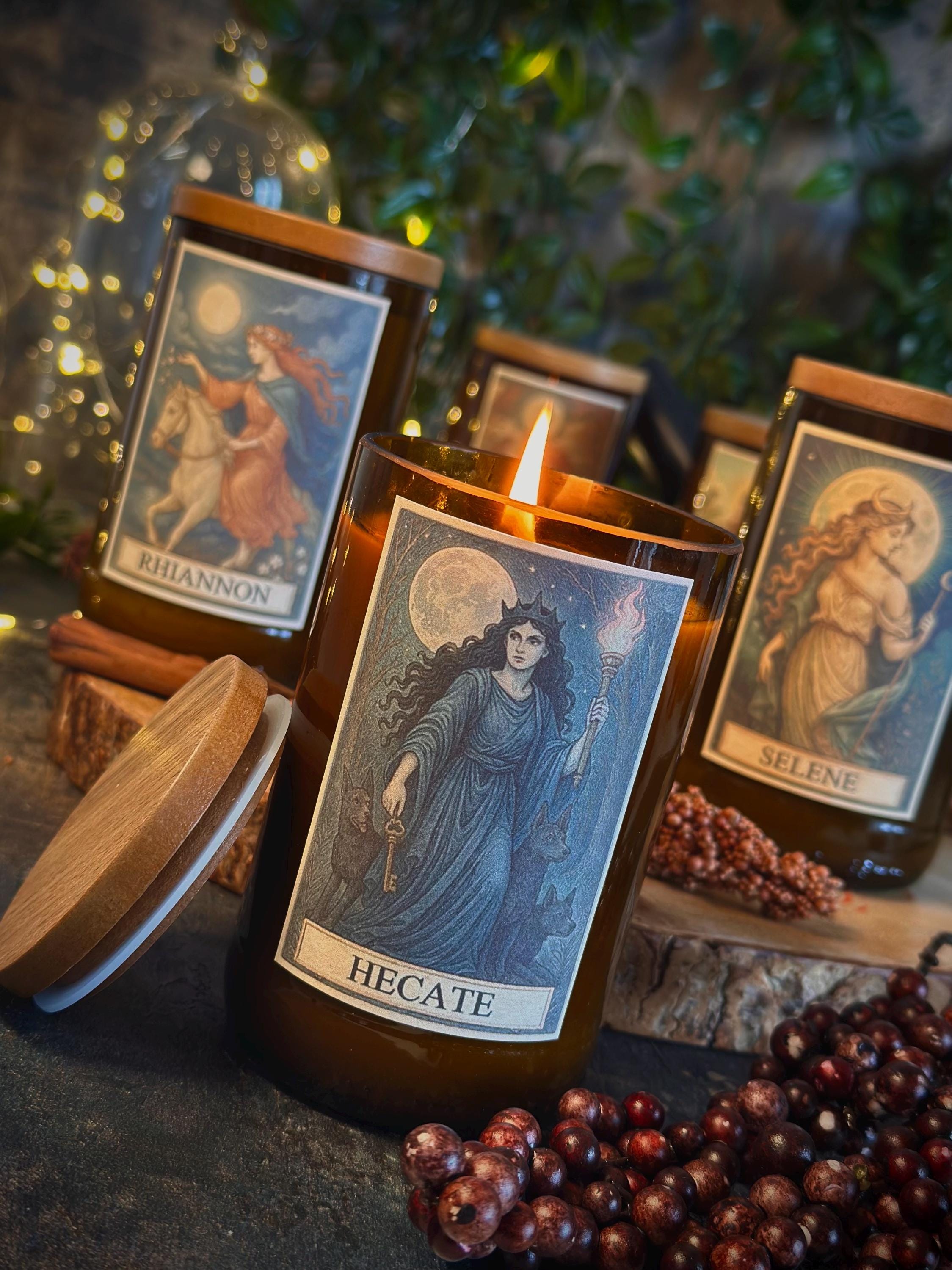 Goddess Candles | Handmade | Soy Wax | Eco Friendly | Alter Witchy Gift ...