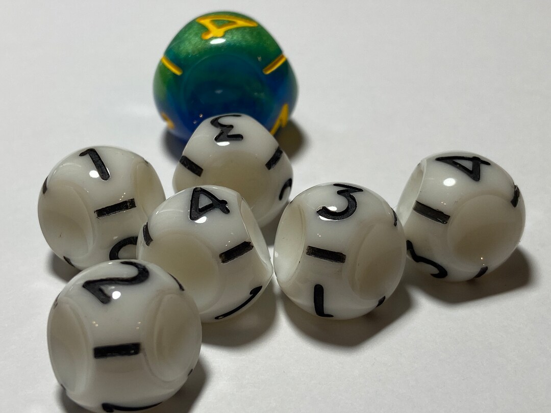 Mini Magic Missile D4 Die, Spherical, White - Etsy