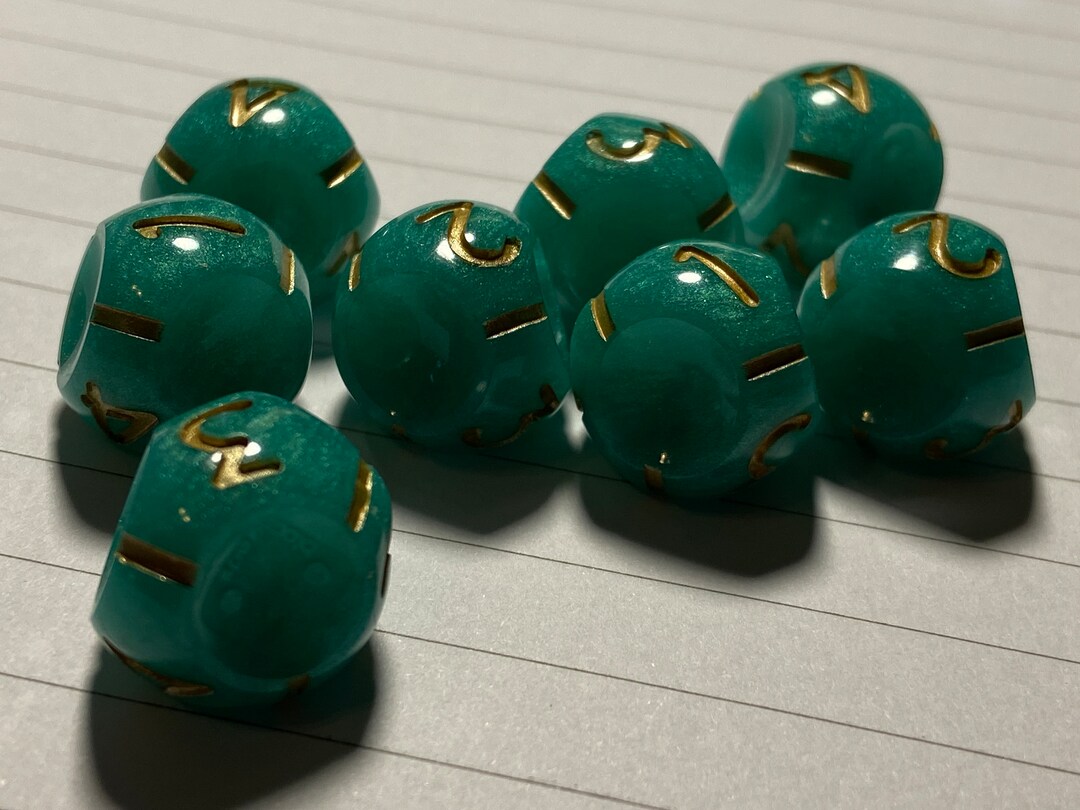 Mini Magic Missile D4 Die, Spherical, Jade - Etsy