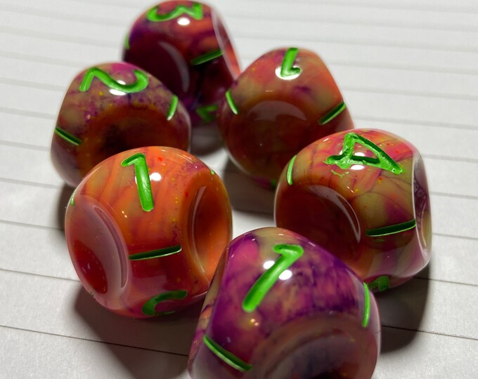 Magic Missile D4 Die, Spherical, Evening Coral - Etsy