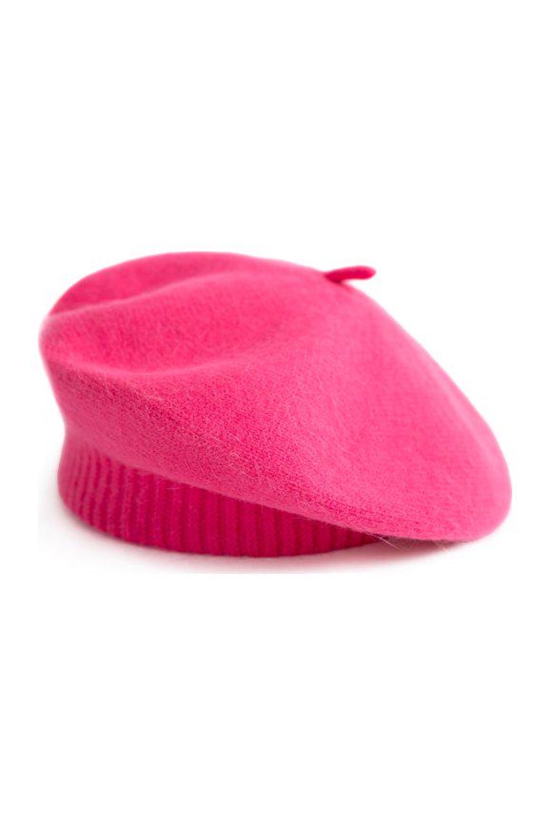 Fuchsia Angora Beret in Soft Knit – Trendy, Chic and Ultra-comfortable ...