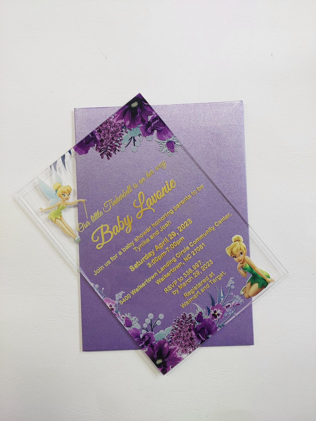 Tinker Bell Invitation, Fairy Tale Invitation for Sweet Sixteen ...