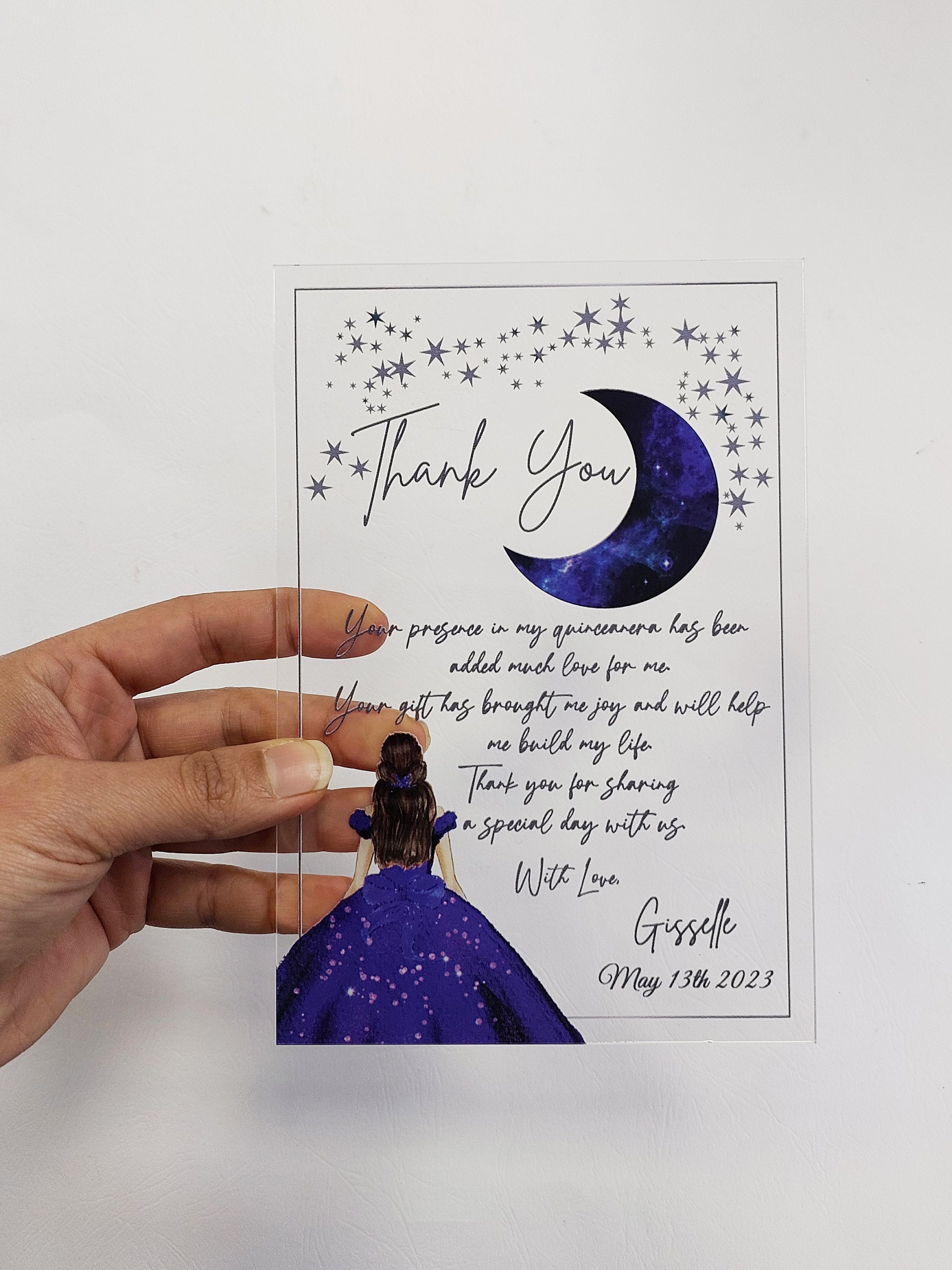 Quinceanera Star Theme Invitations