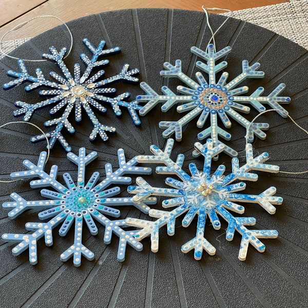 Snowflake Ornament - Etsy