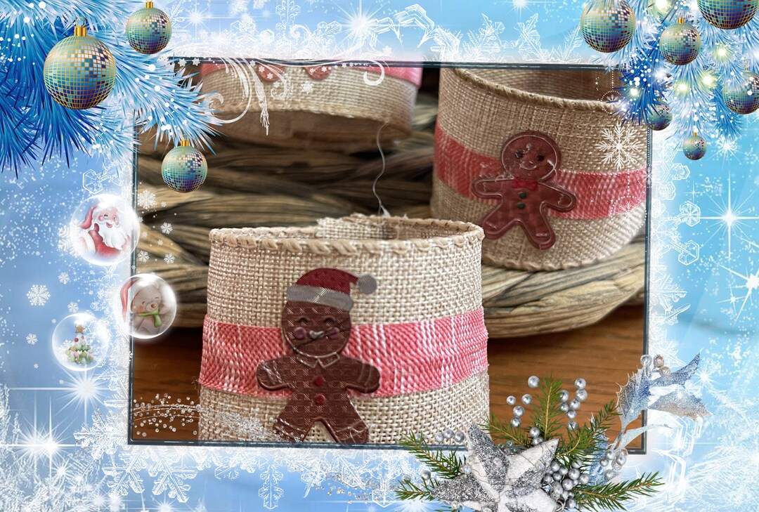 Gingerbread Napkin Rings Winter Season Table Decor - Etsy