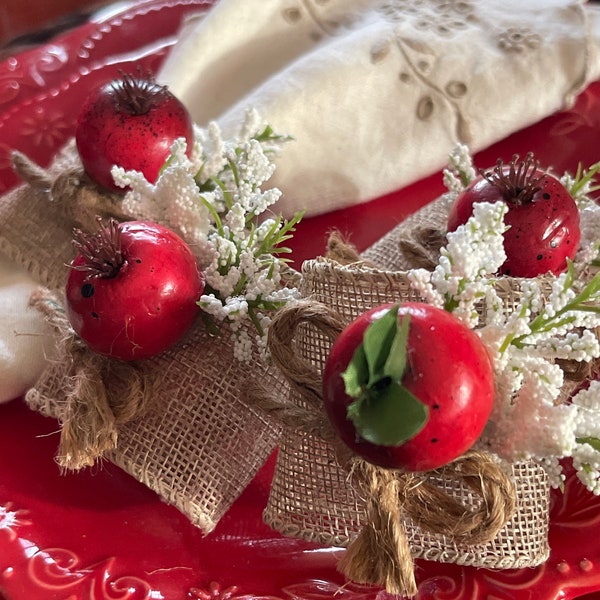 Apple Napkins - Etsy