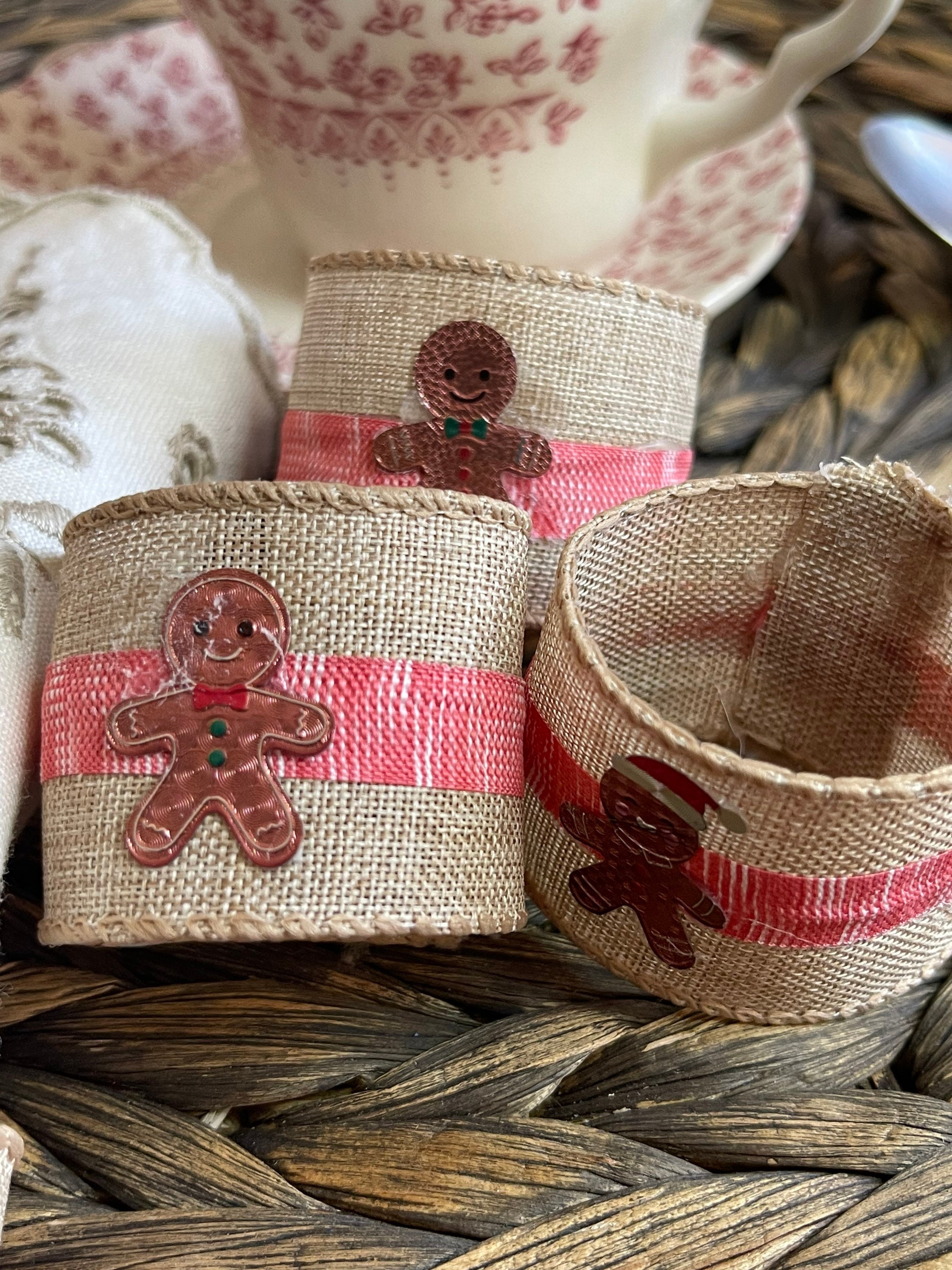 Gingerbread Napkin Rings Winter Season Table Decor - Etsy