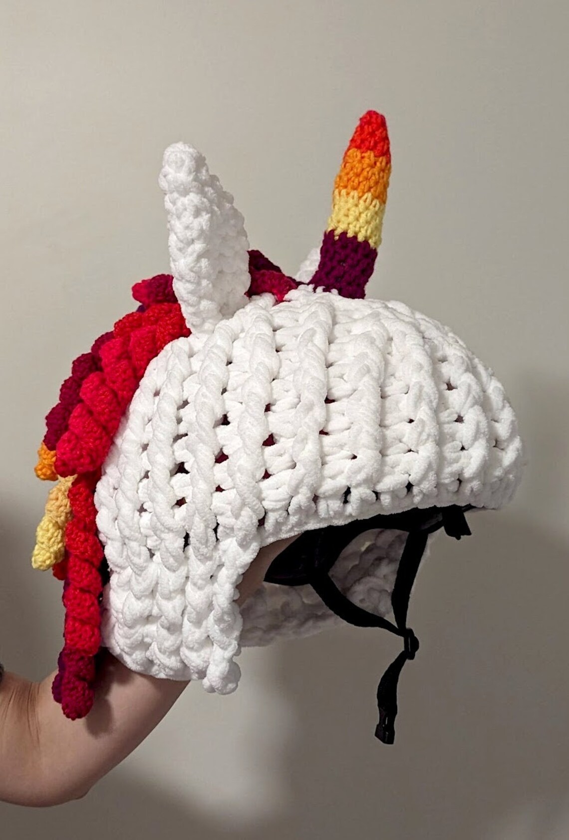 Unicorn Helmet Cover Pattern| Crochet Unicorn Pattern| Crochet Pattern ...