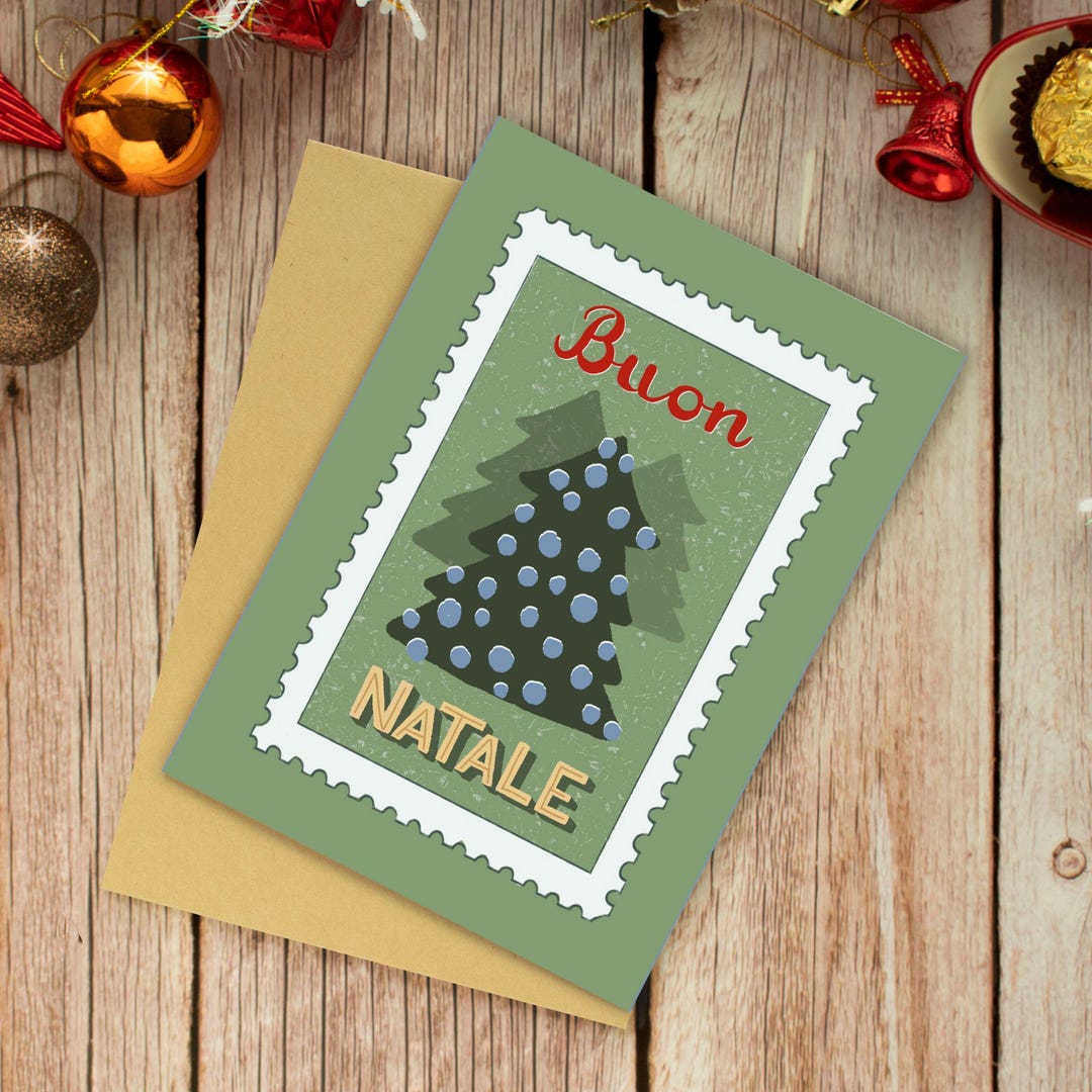 Christmas Greeting Card, Printable Greeting Card, Printable Christmas ...