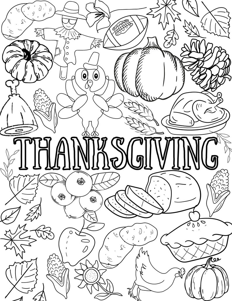 Fall Activities Printable Bundle of 6 Thanksgiving - Etsy