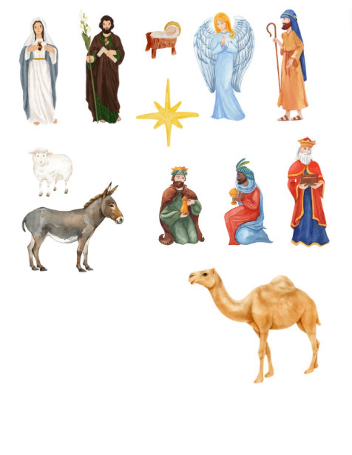 Nativity Printable Busy Board, Jesus Birth Busy Board, Baby Jesus ...