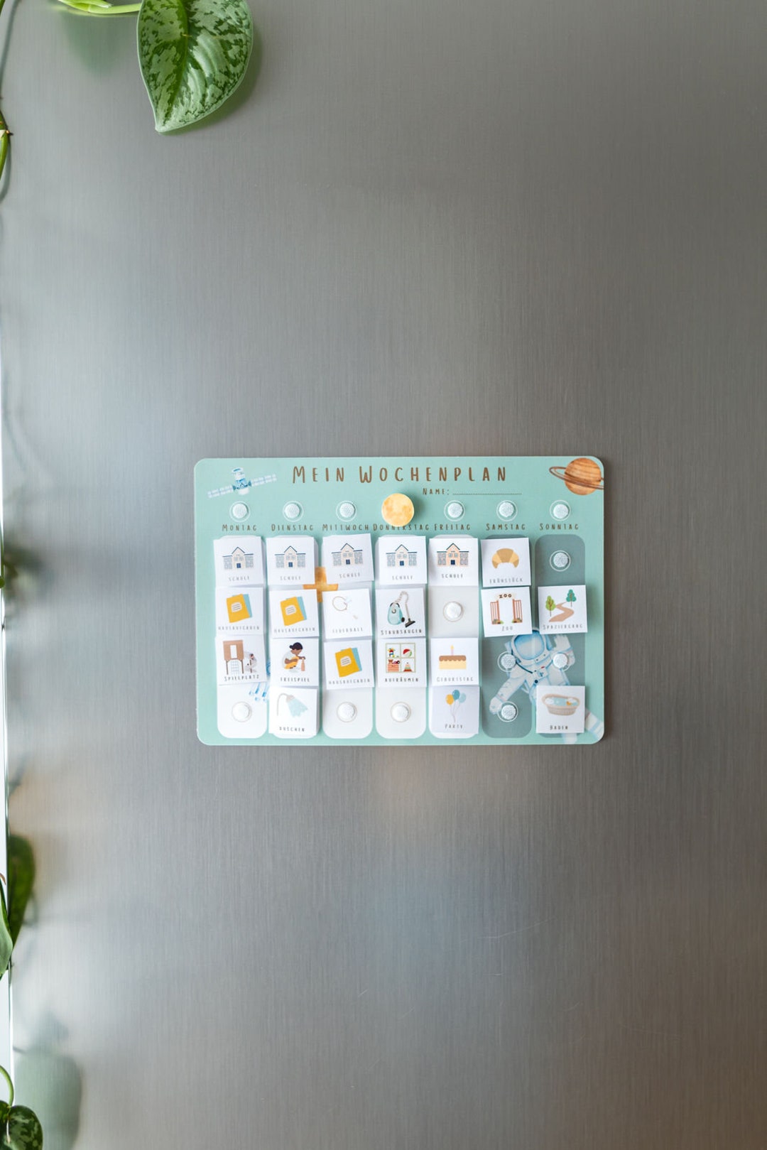 Weekly Plan Including 3 Routine Plans Space Children Daily Routines ...