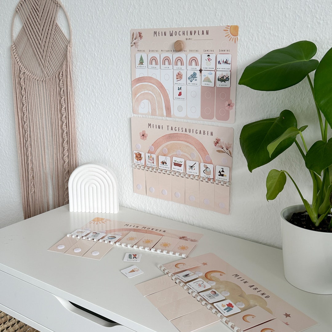 Weekly Plan Incl. 3 Routine Plans Butterfly Daily Routines Montessori ...