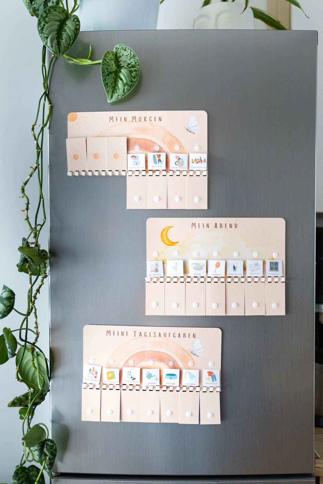 Weekly Plan Including 3 Routine Plans Butterfly Daily Routines - Etsy