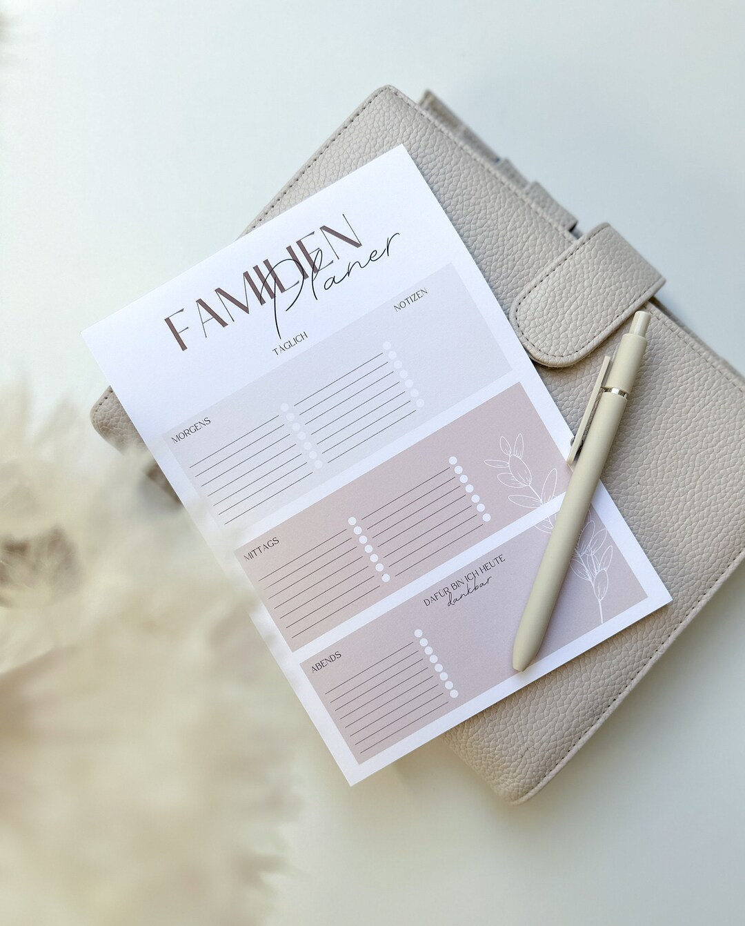 Daily Plan Block Routines Journal DIN - A5 50 Sheets | Family Planner ...