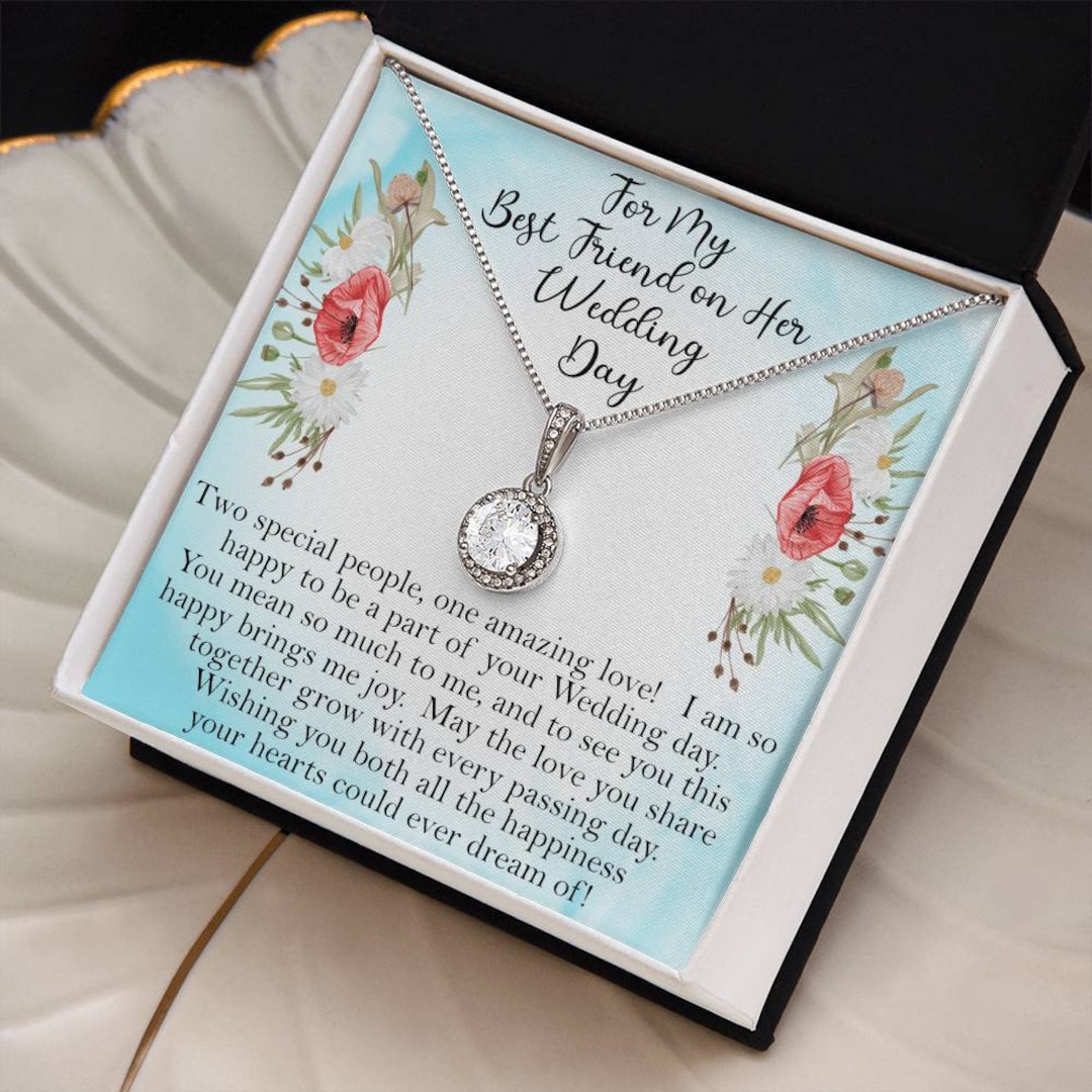 Forever Best Friend Bride Gift, Best Friend Wedding Gift, Wedding Card ...